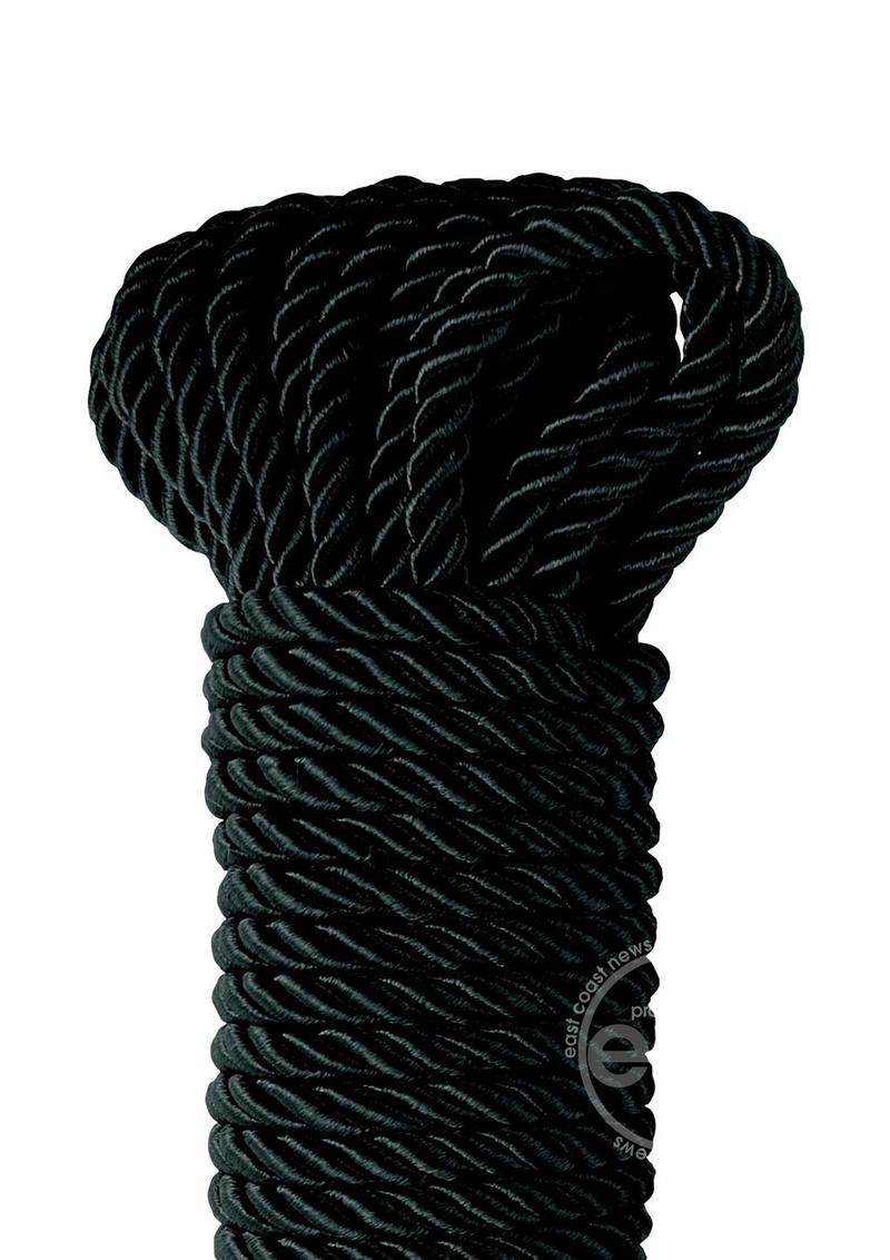 Fetish Fantasy Series Deluxe Silky Rope 32ft - Black – Lady Konfidential